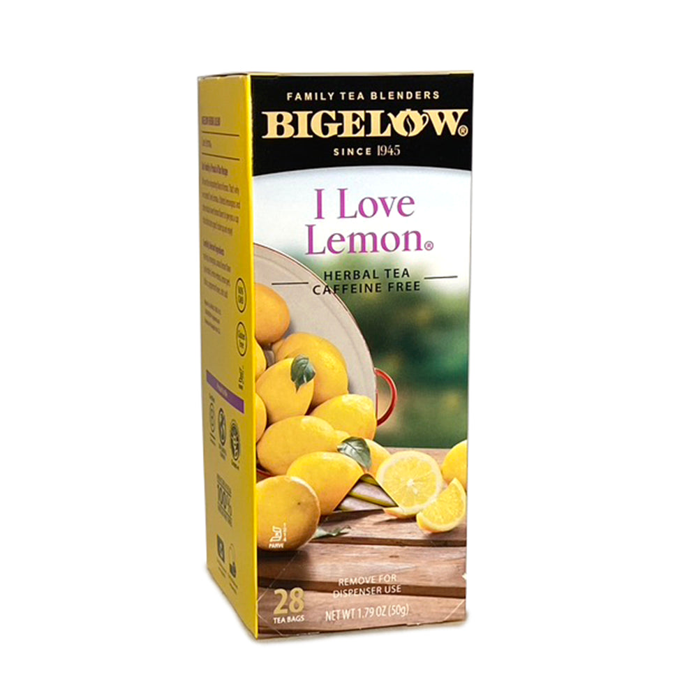Bigelow I Love Lemon (28 teabags) – Rich Coast Coffee