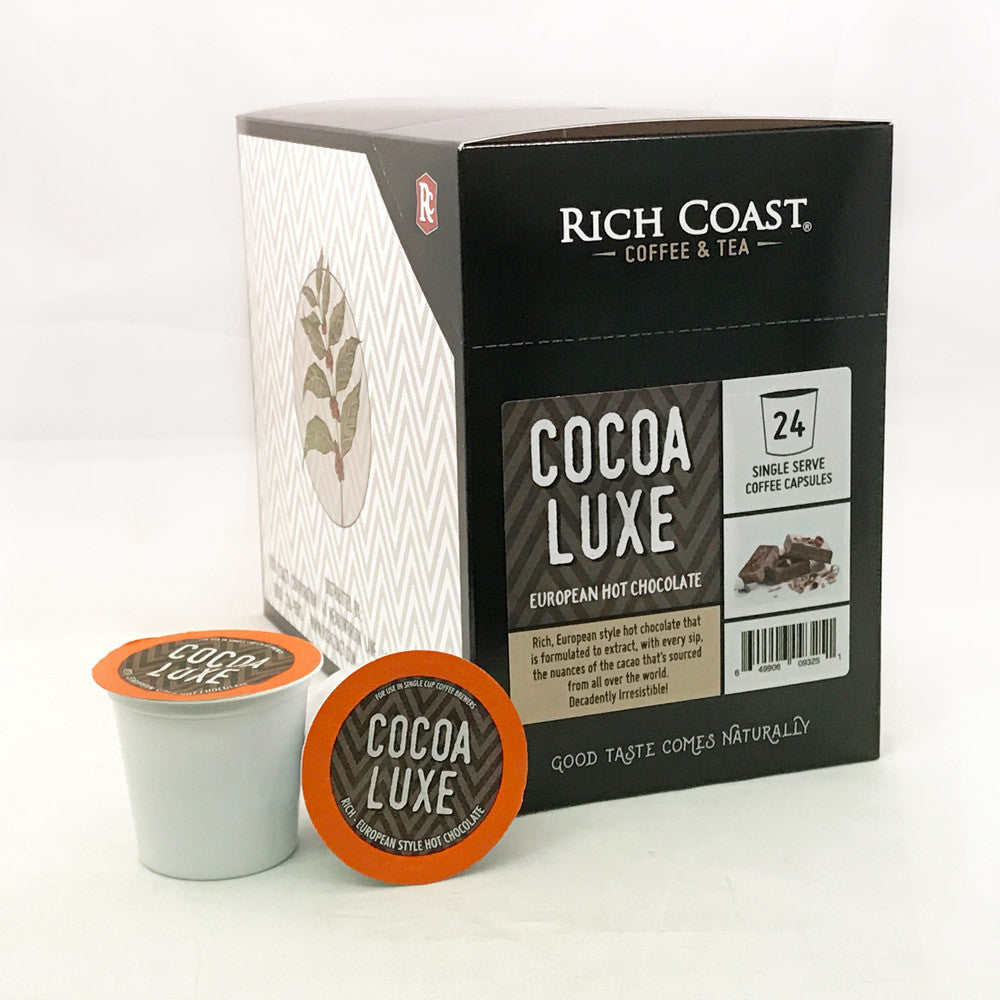 Cocoa Luxe Capsules - 24/96CT – Rich Coast Coffee