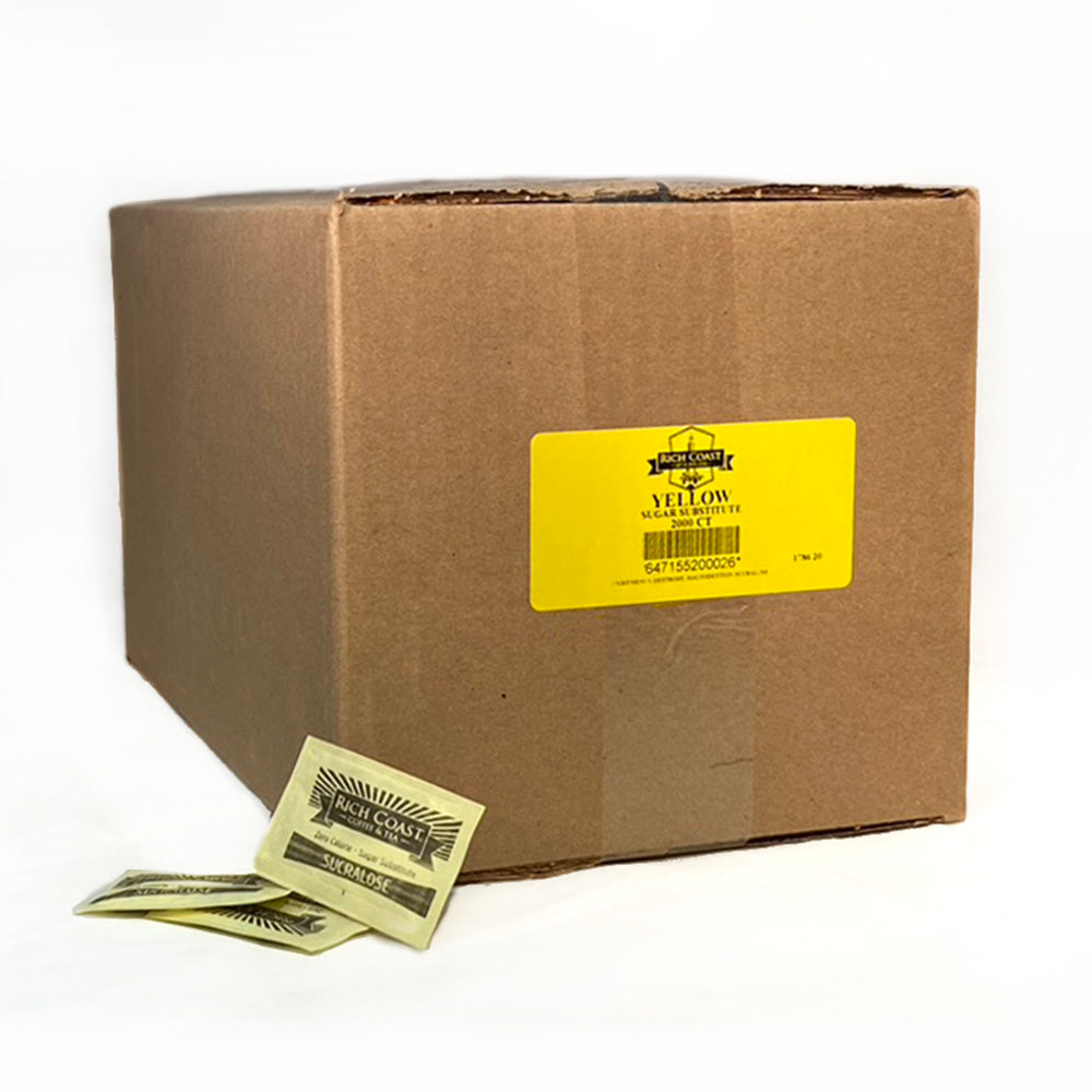Yellow Sweetener (2000ct) – Rich Coast Coffee
