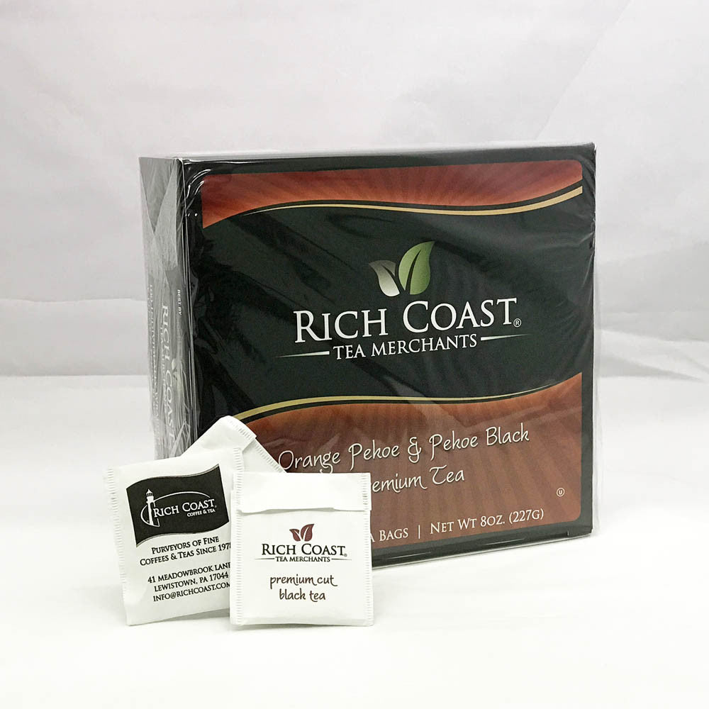 Rich Coast Wrapped Tea (100ct Box) – Rich Coast Coffee